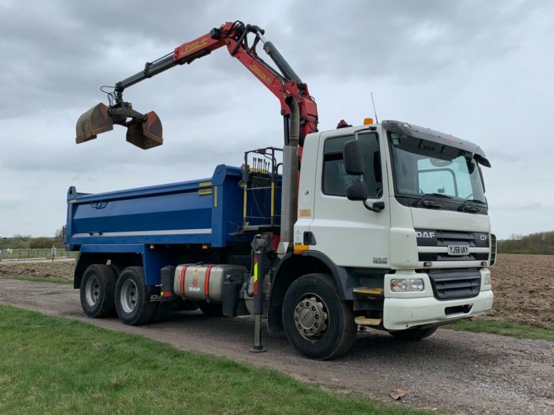DAF CF 85 6X4 GRAB TIPPER EPSILON for sale